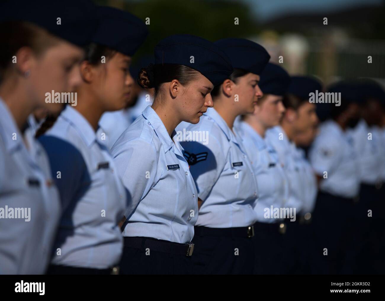 Airmen from the 81st Training Group stand in formation during the 81st ...