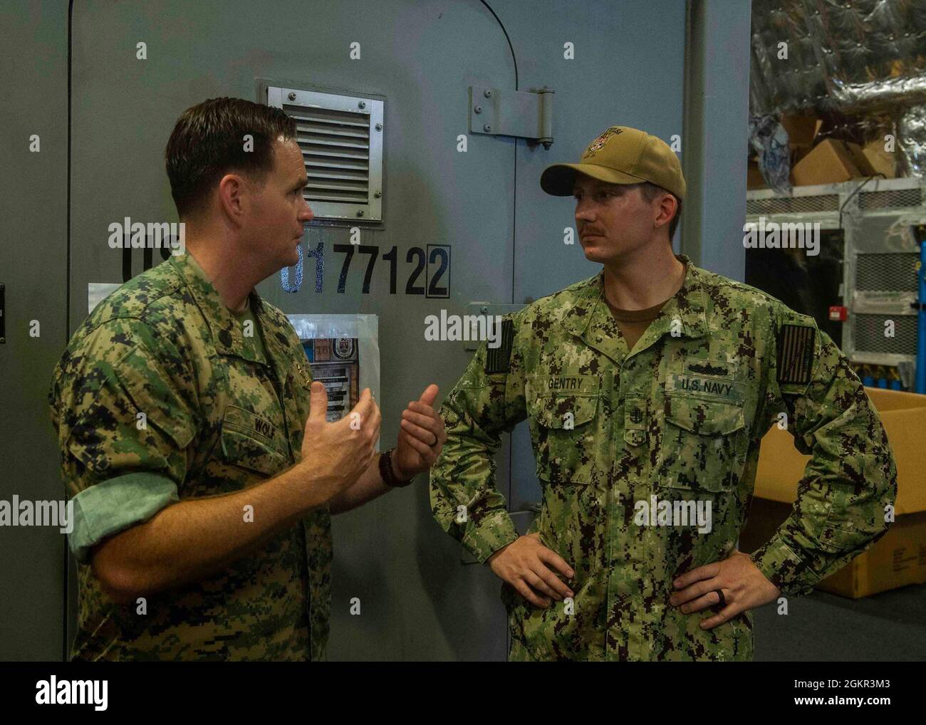 OKINAWA, Japan (June 17, 2021) Chief Fire Controlman Michael Gentry ...
