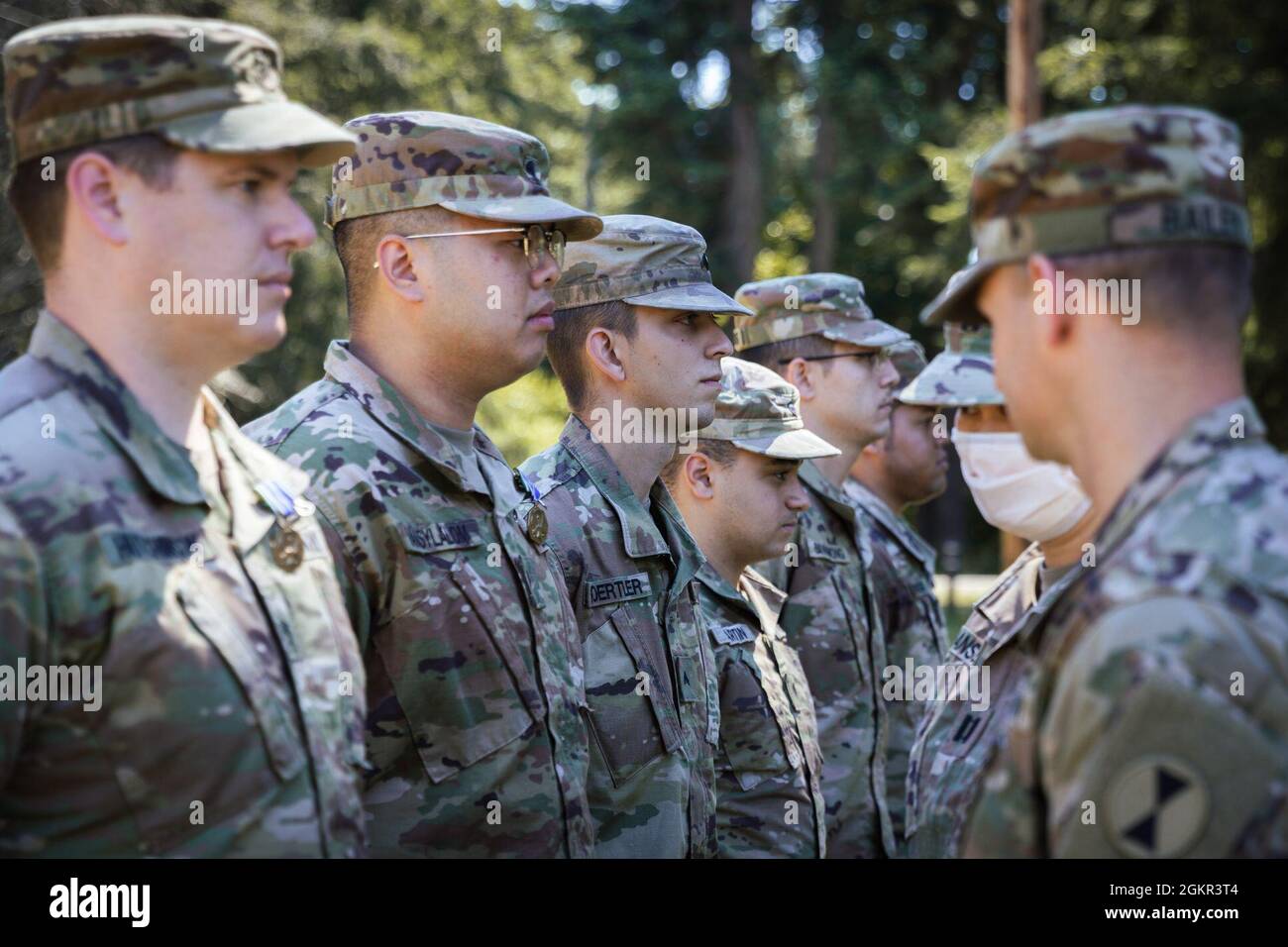 Signaleers of C Co., 898th Brigade Engineer Battalion are awarded the ...