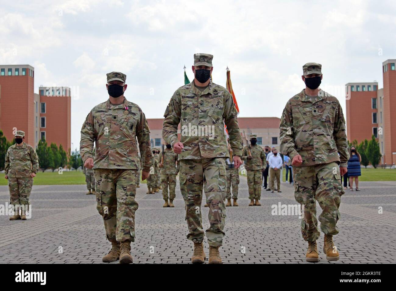 U.S. Army Lt. Col. John L. Harrell, outgoing commander of 509th ...