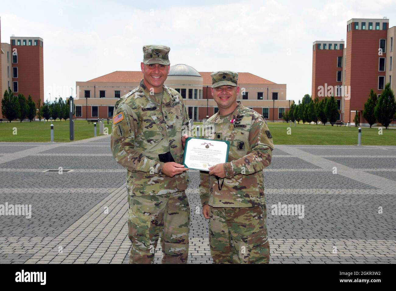 U.S. Army Lt. Col. John L. Harrell, outgoing commander of 509th ...