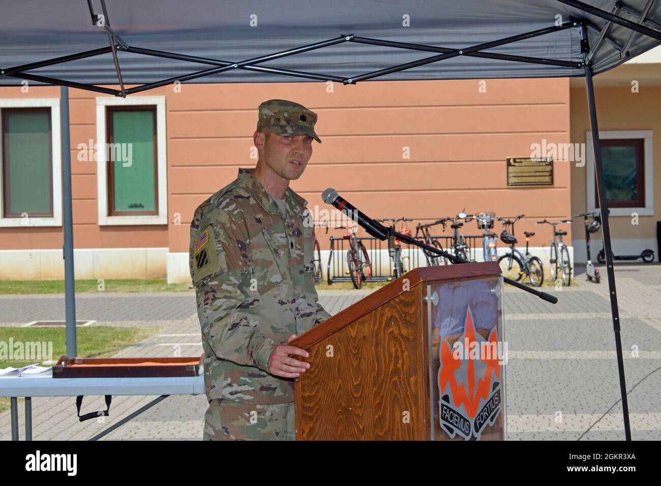 U.S. Army Lt. Col. Daniel N. Zisa, incoming commander of 509th ...