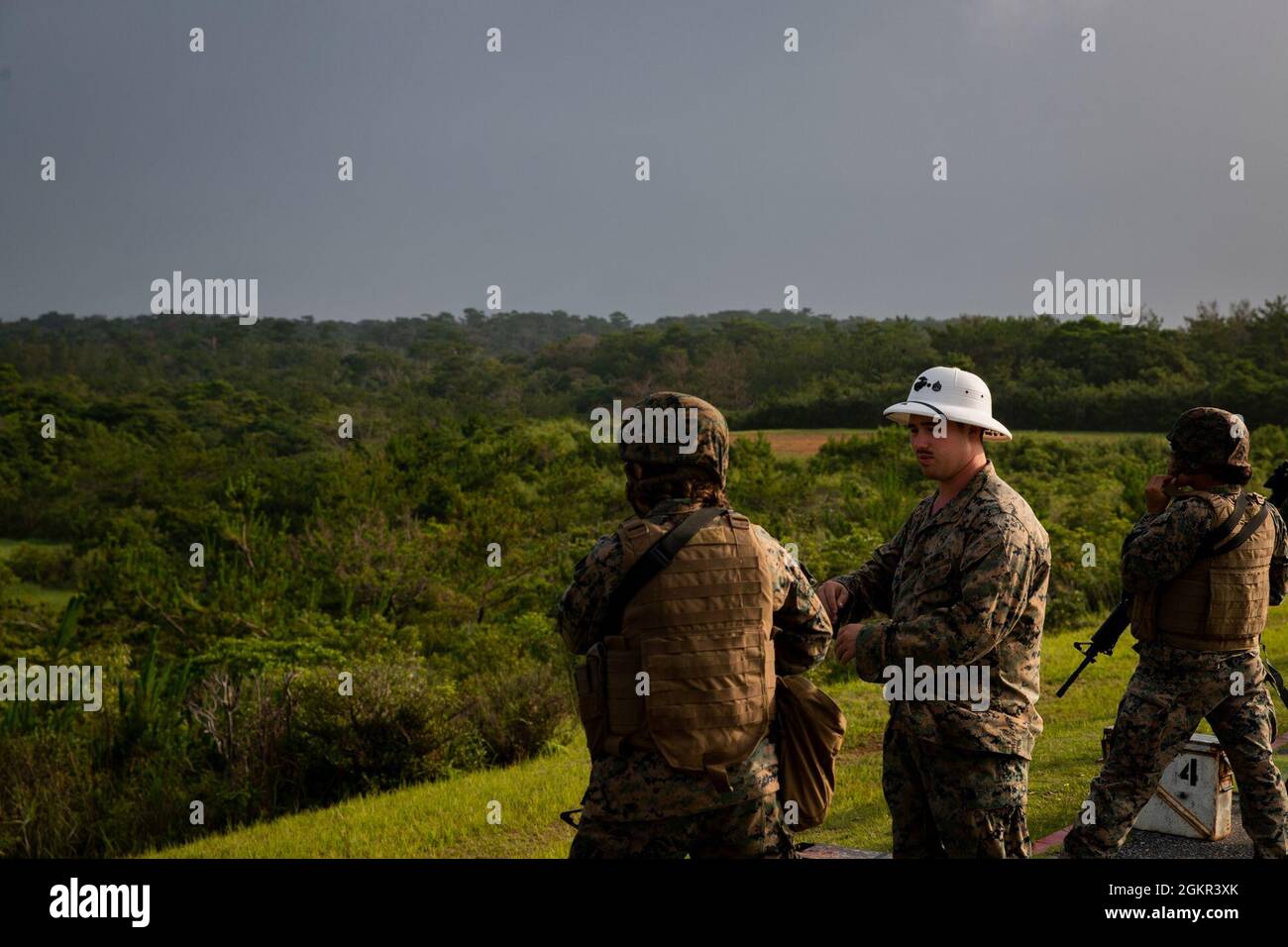 U.S. Marine Corps Lance Cpl. Jacob A. Moses, a combat marksmanship ...