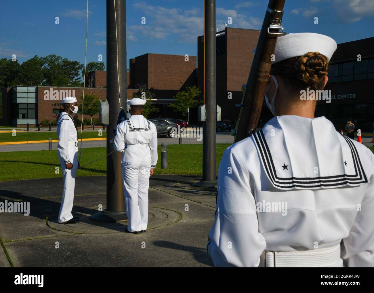 Leaders and staff members of the Naval Medical Center Camp Lejeune ...