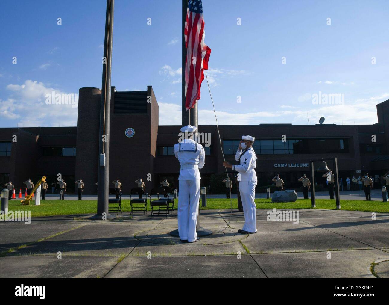 Leaders and staff members of the Naval Medical Center Camp Lejeune ...