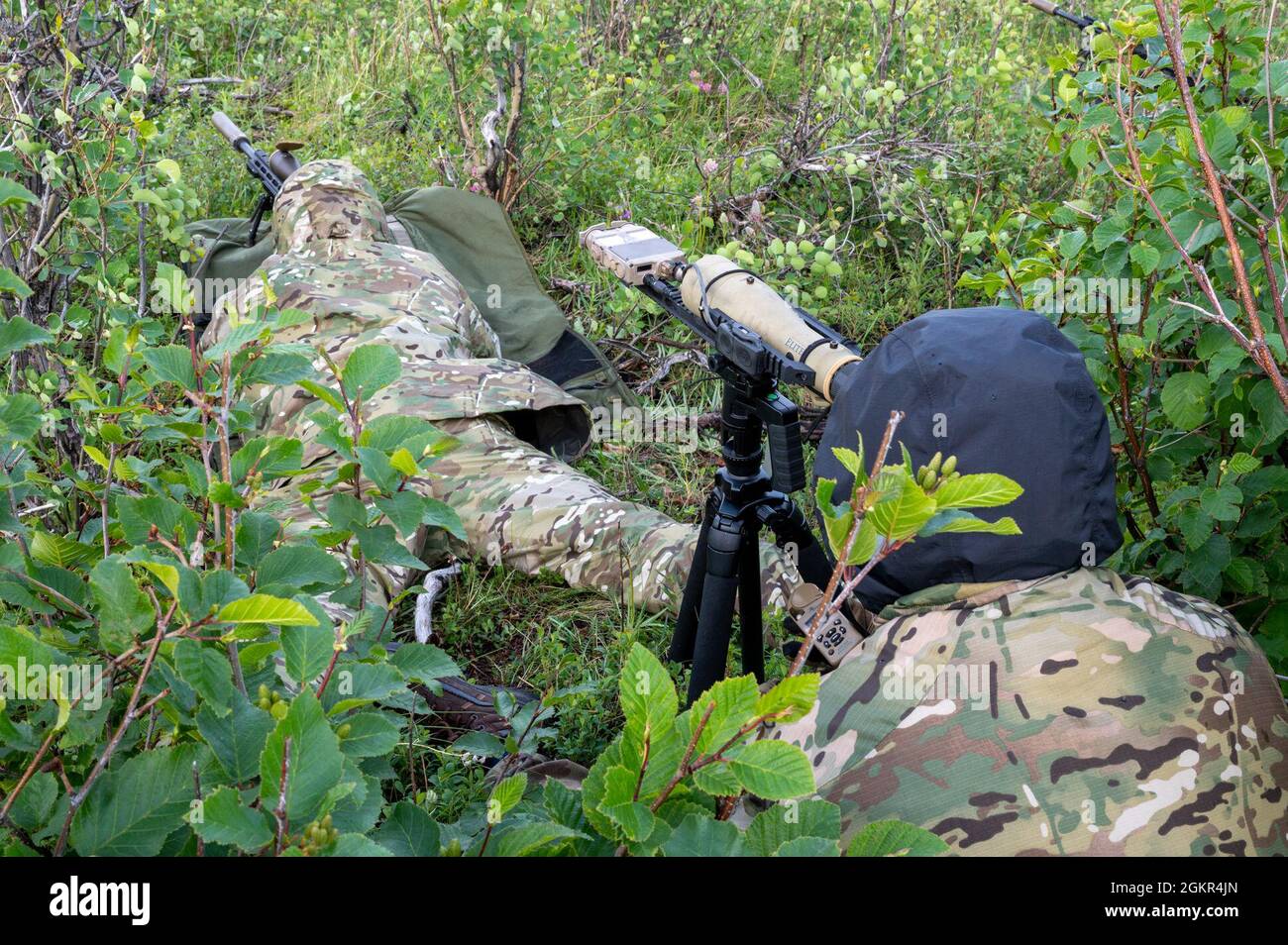 U.S. Army Green Berets from Alpha Company, 3rd Battalion, 20th Special ...