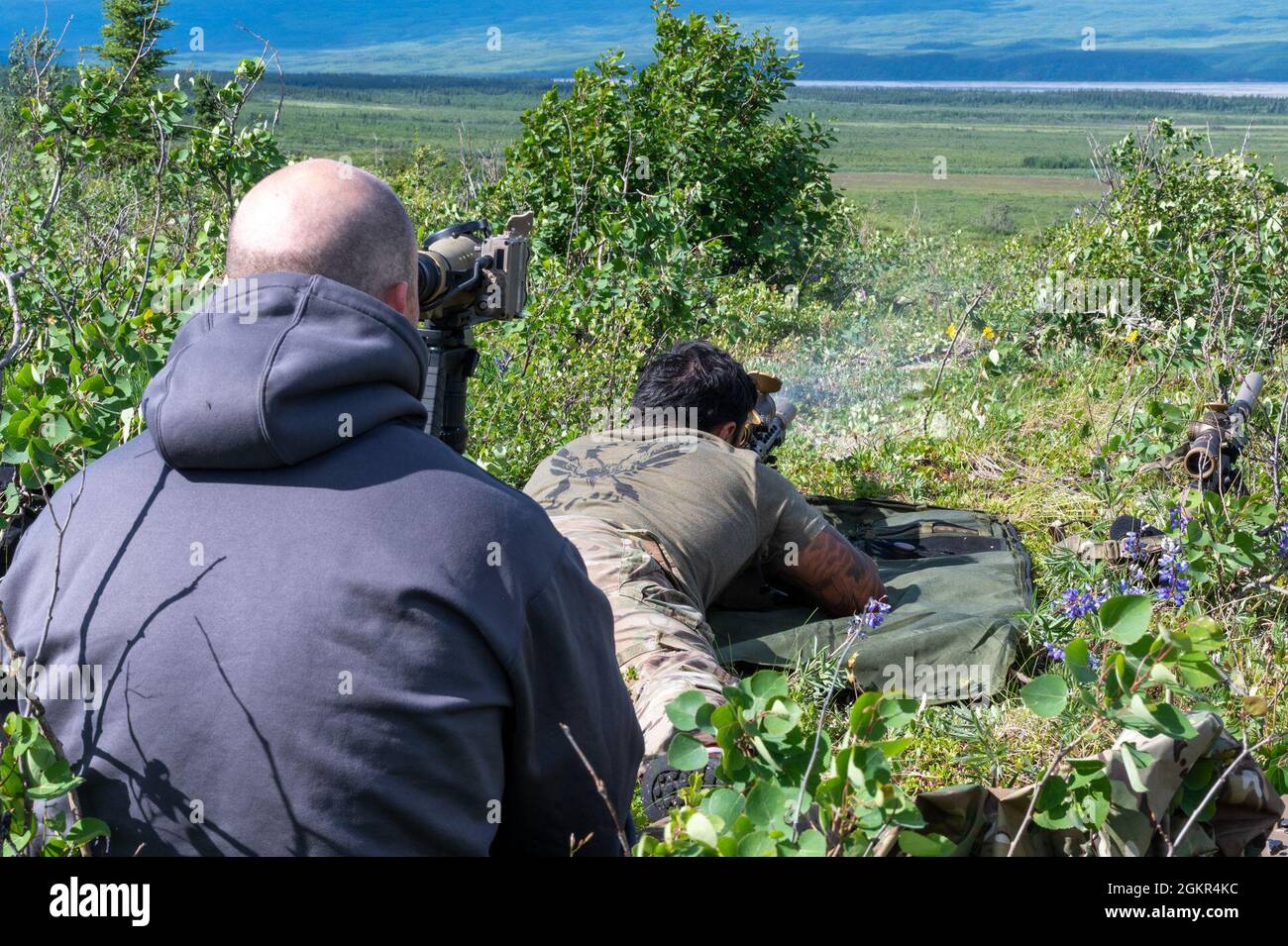 A U.S. Army Green Berets from Alpha Company, 3rd Battalion, 20th ...