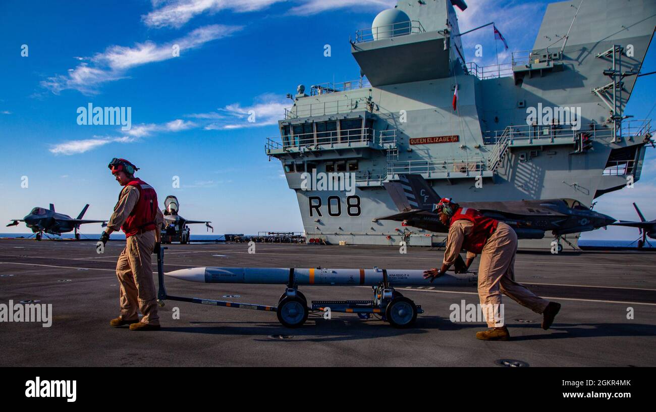 U.S. Marines with Marine Fighter Attack Squadron (VMFA) 211, Carrier ...
