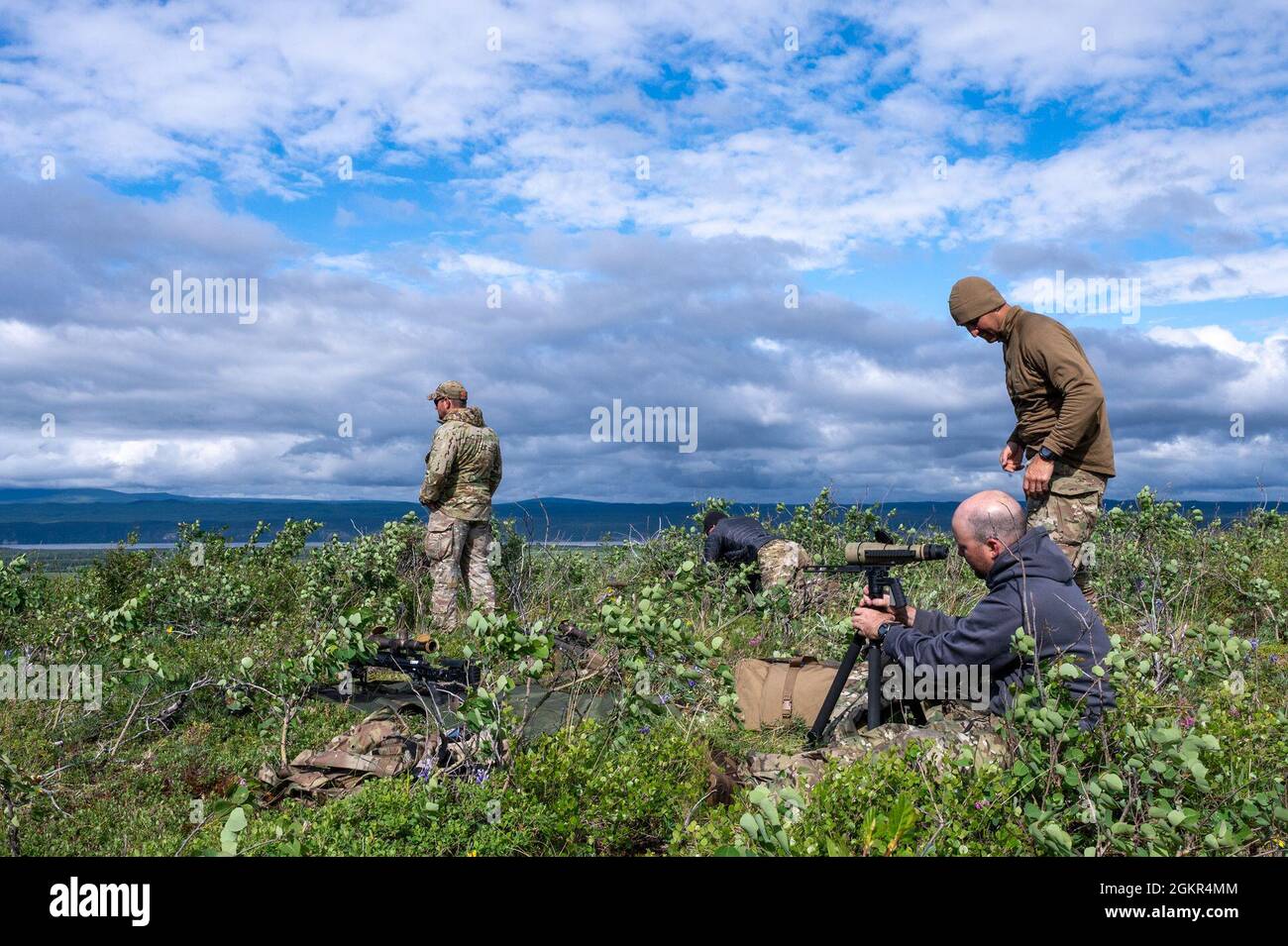 U.S. Army Green Berets from Alpha Company, 3rd Battalion, 20th Special ...