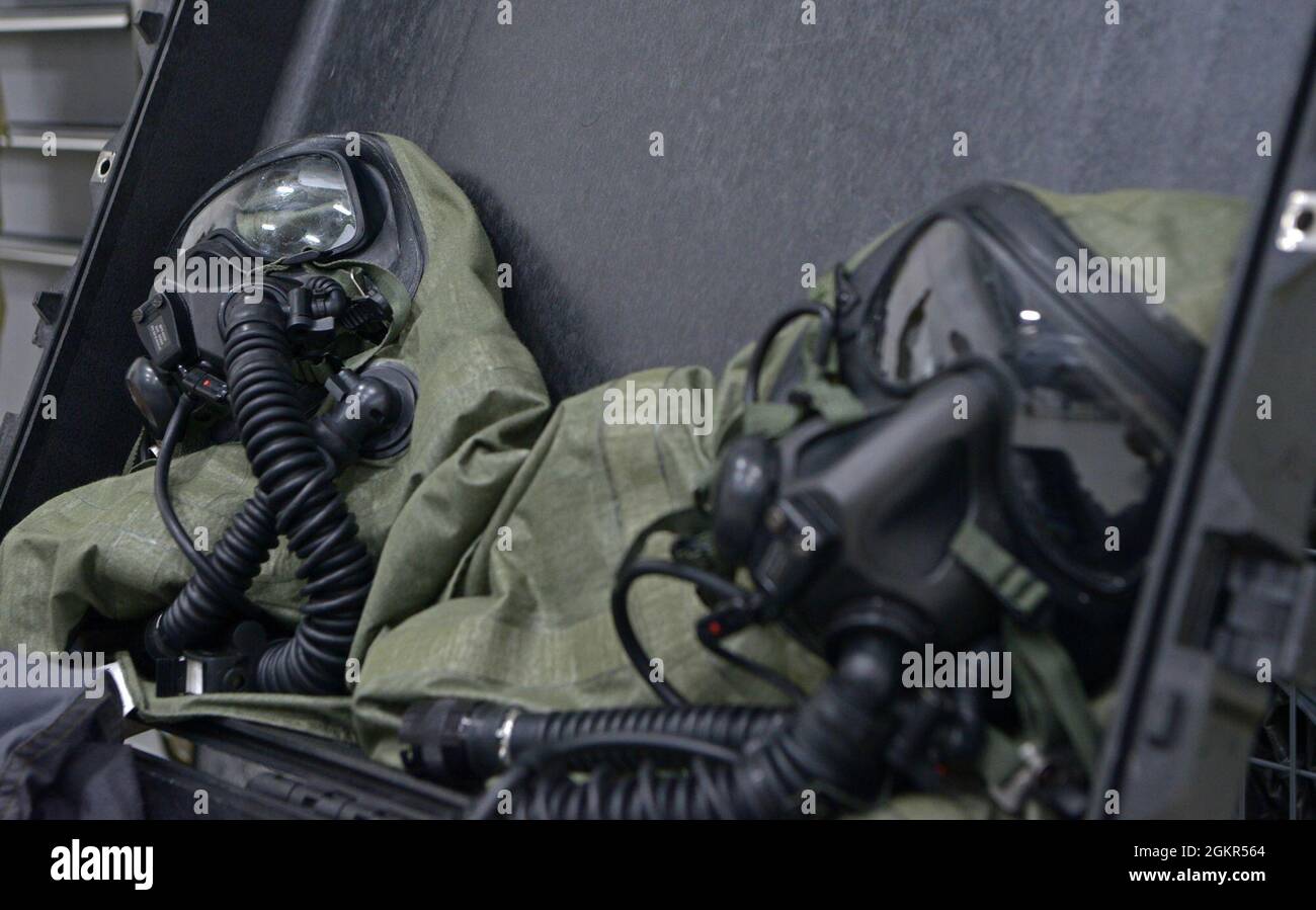 New joint service aircrew masks (JSAM) are displayed on Eielson Air ...