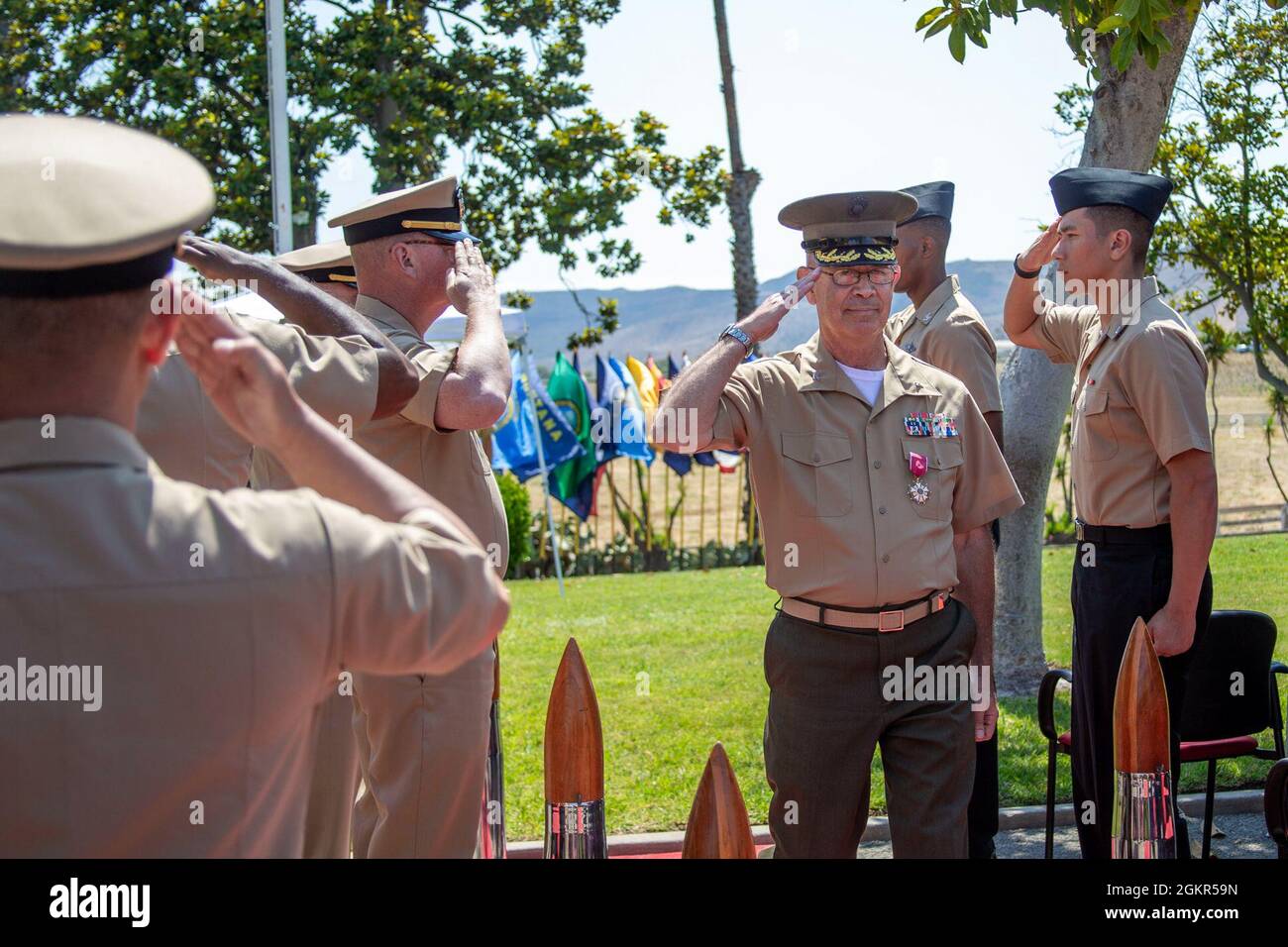 U.S. Navy Capt. Kevin Sweeney, the command chaplain for Marine Corps ...