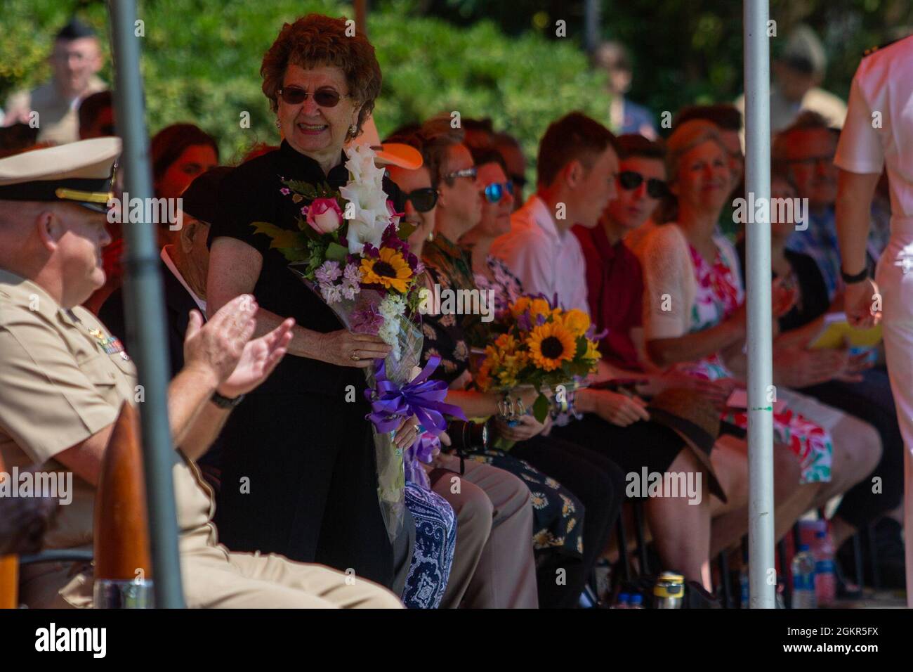The mother of U.S. Navy Capt. Kevin Sweeney, the command chaplain for ...