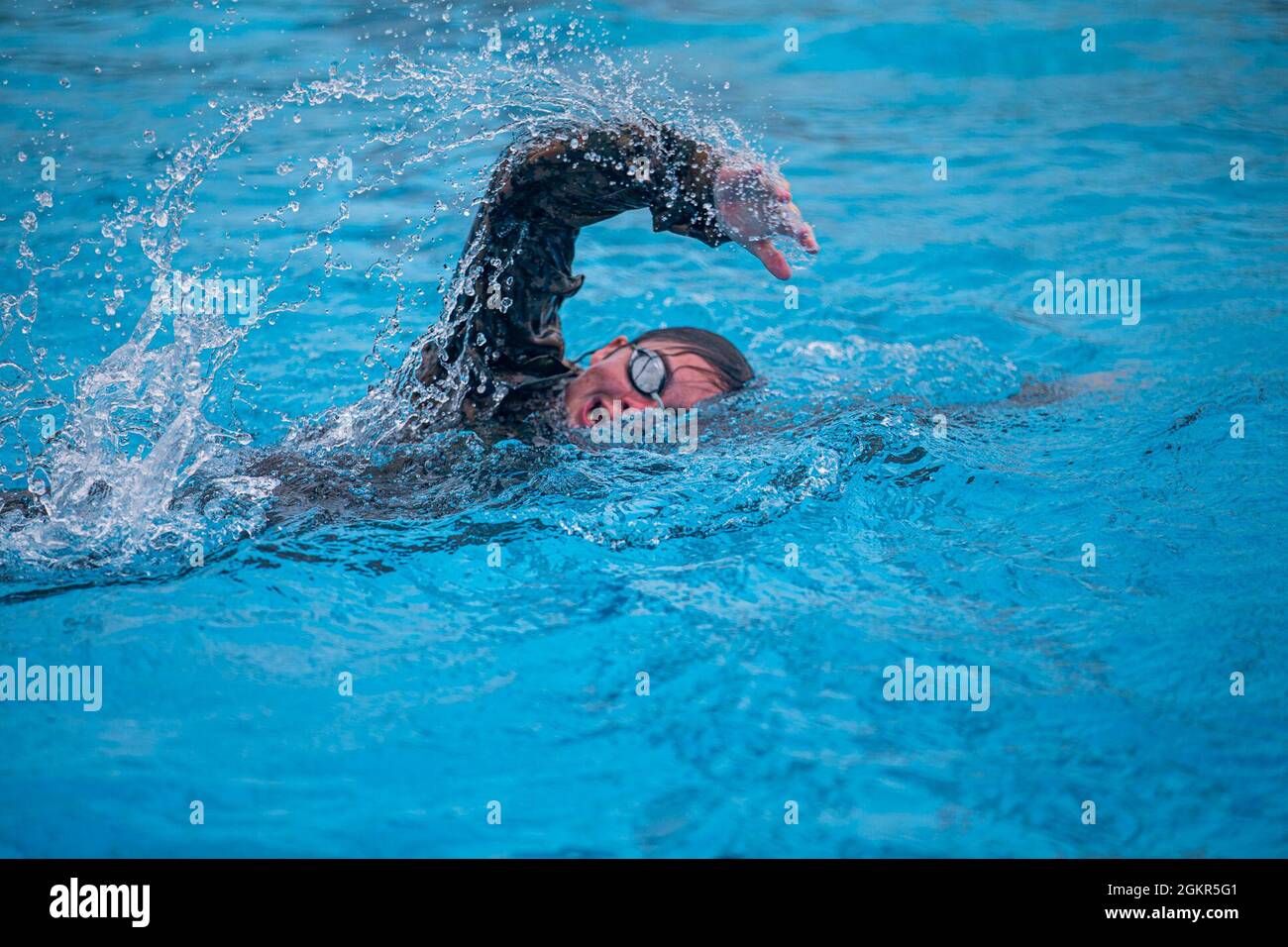 U.S. Marine Corps Cpl. Ashley Welte, a military police officer with ...