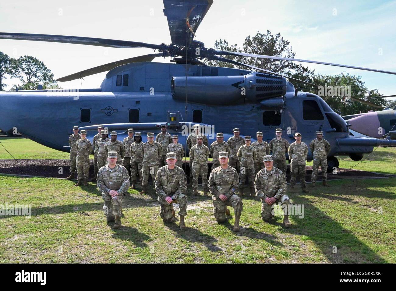 Airmen with the 507th Logistics Readiness Squadron pose for a squadron ...