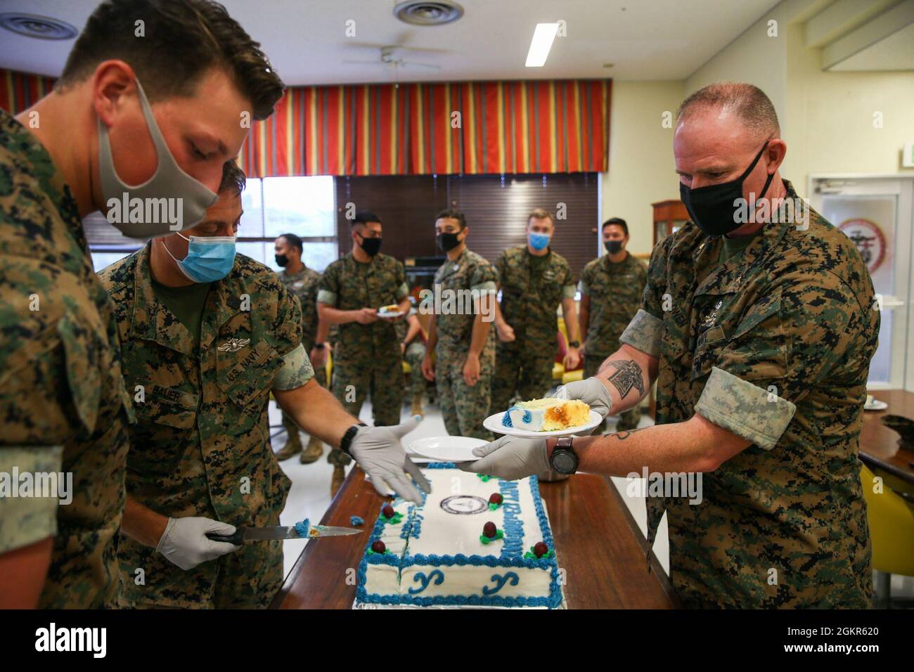 U.S. Navy Sailors with the Division Surgeon’s Office, 3d Marine ...