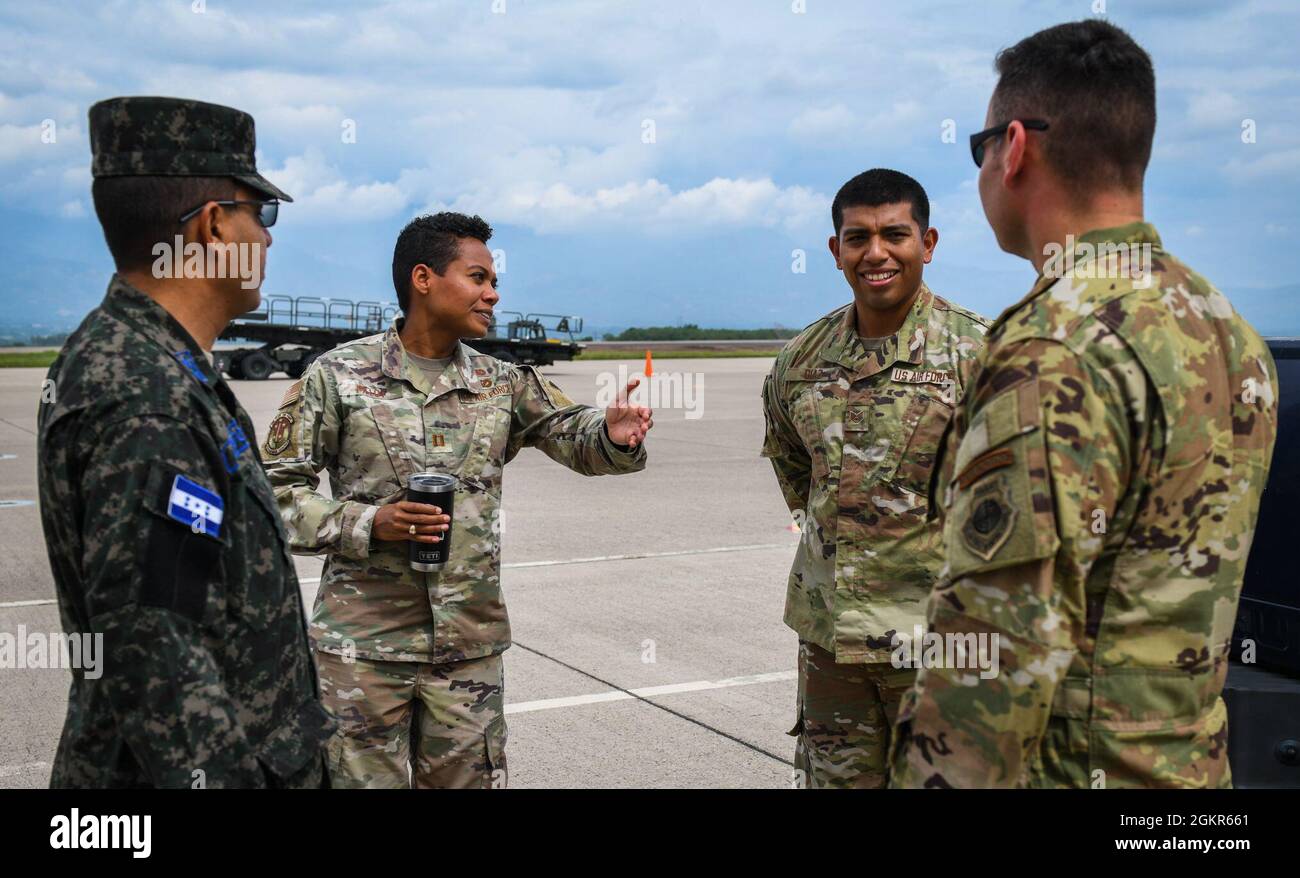 U.S. Air Force Capt. Katia Pillot, logistics flight commander with the ...