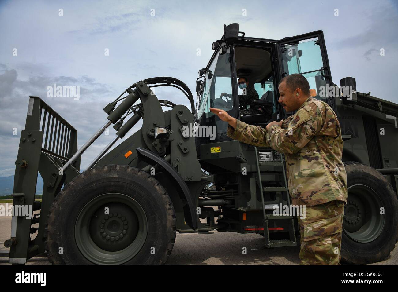 U.S. Air Force Staff Sgt. Francisco Quintana, a small air terminal ...