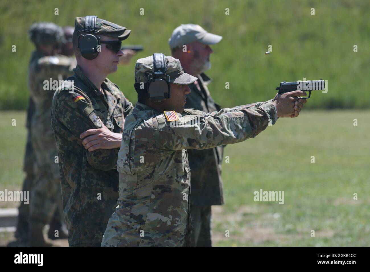 A U.S. Army paratrooper, assigned to 4th Battalion, 319th Airborne ...