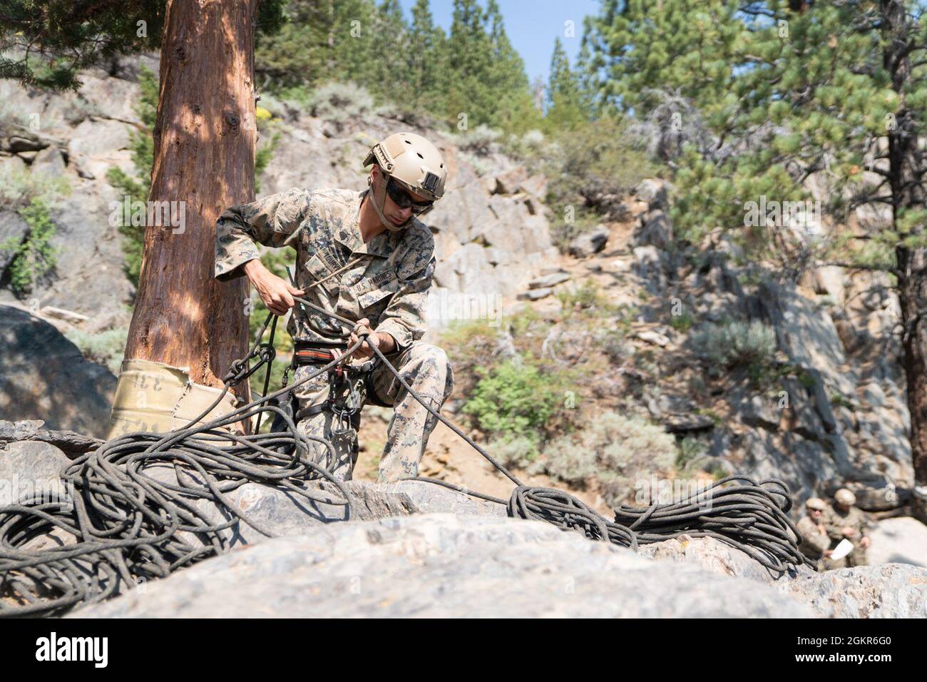 U.S. Marine Sgt. Raymond Tourville, an infantry squad leader with 2nd ...