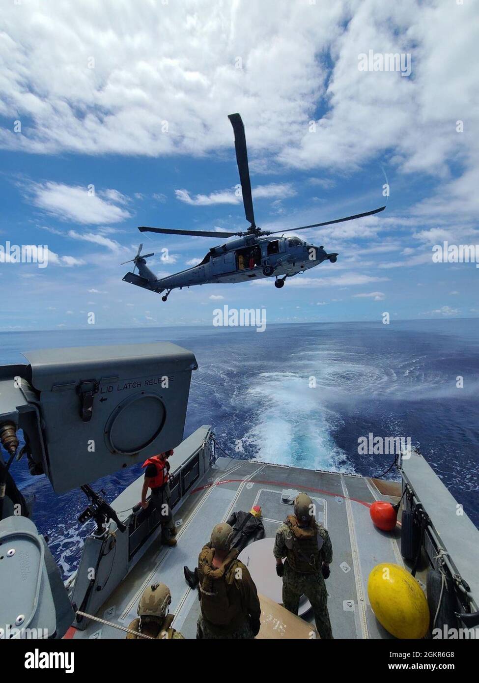 U.S. Marines with 4th Marines, 3d Marine Division participate in patrol ...