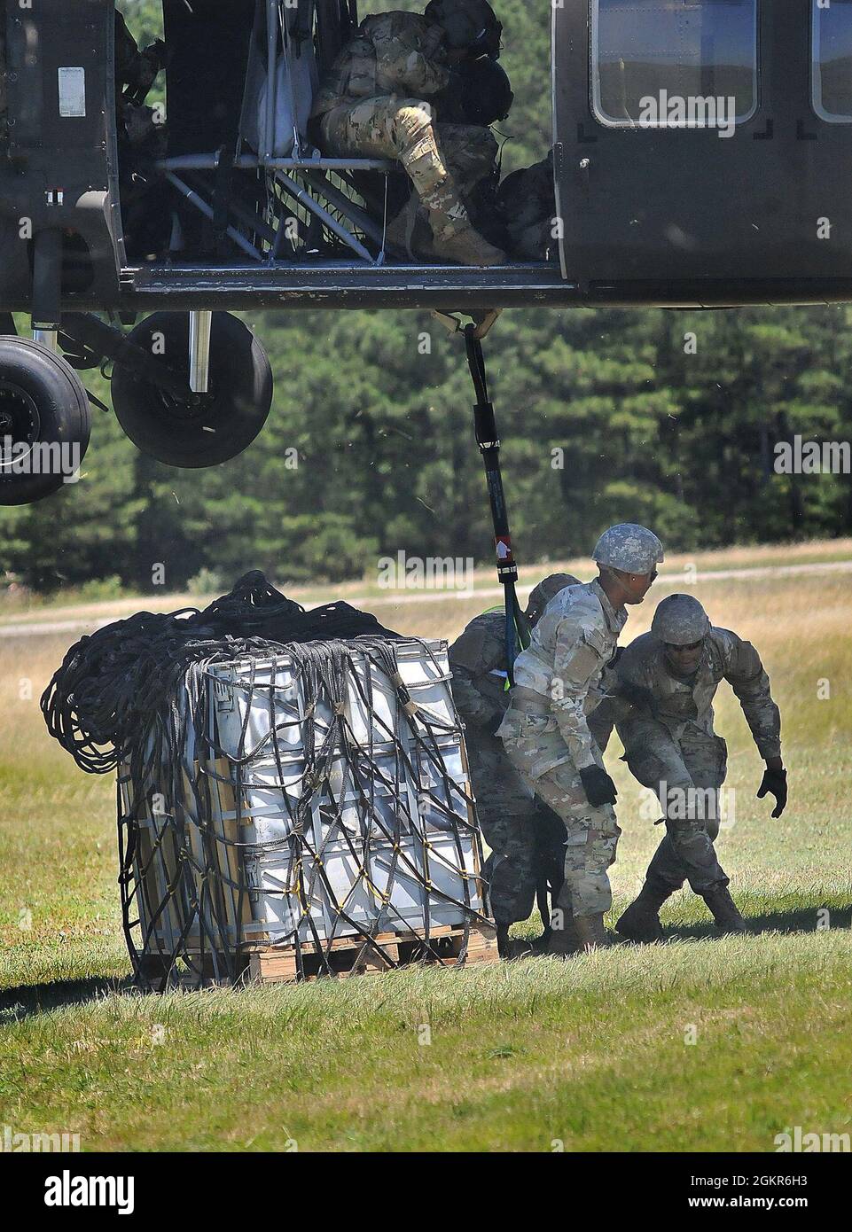 Advanced individual training Soldiers move toward safety after ...