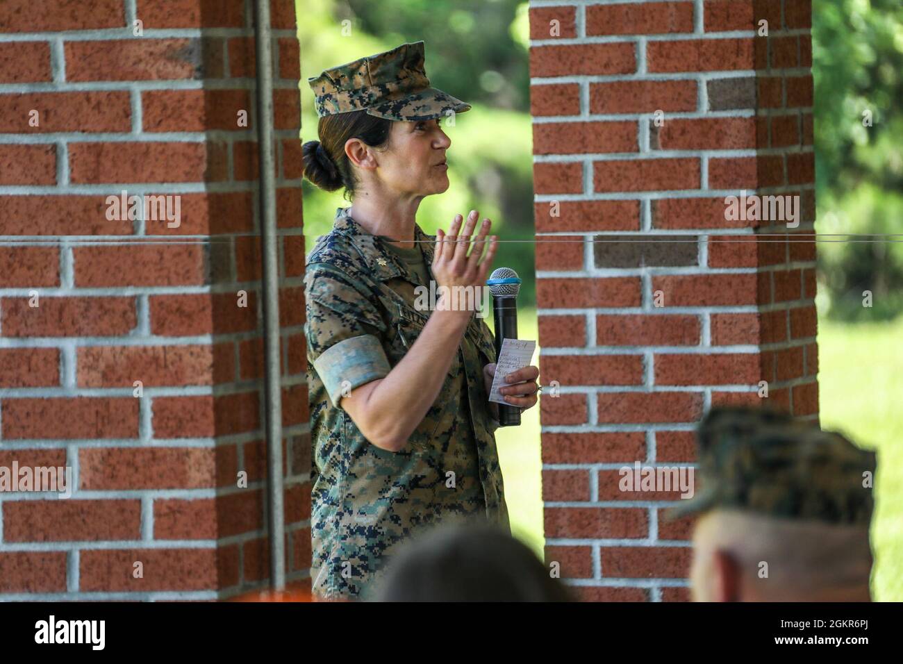 U.S. Marine Corps, Lt. Col. Cameron A Fitzsimmons, incoming Commanding ...