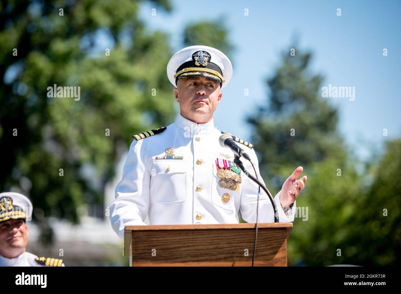 WASHINGTON, DC (June 17, 2021) – Capt. Mark Burns, Naval Support ...