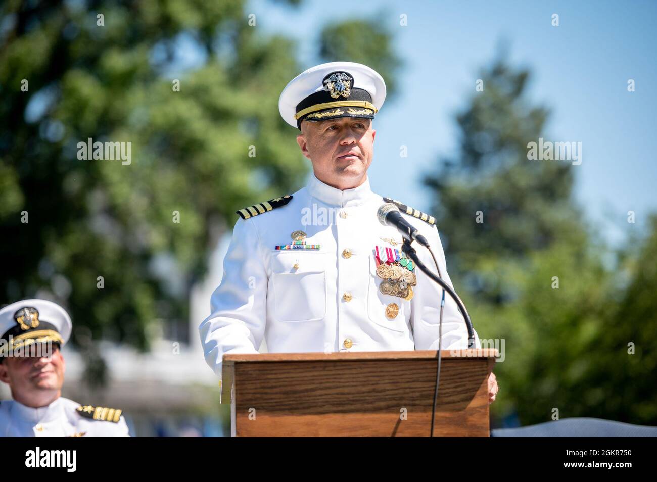 WASHINGTON, DC (June 17, 2021) – Capt. Mark Burns, Naval Support ...
