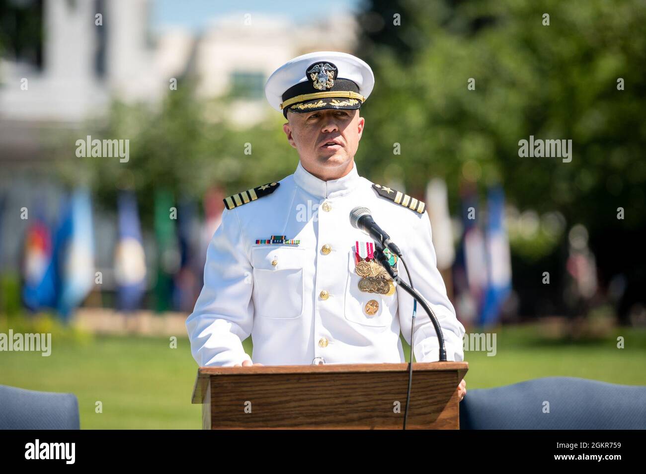WASHINGTON, DC (June 17, 2021) – Capt. Mark Burns, Naval Support ...