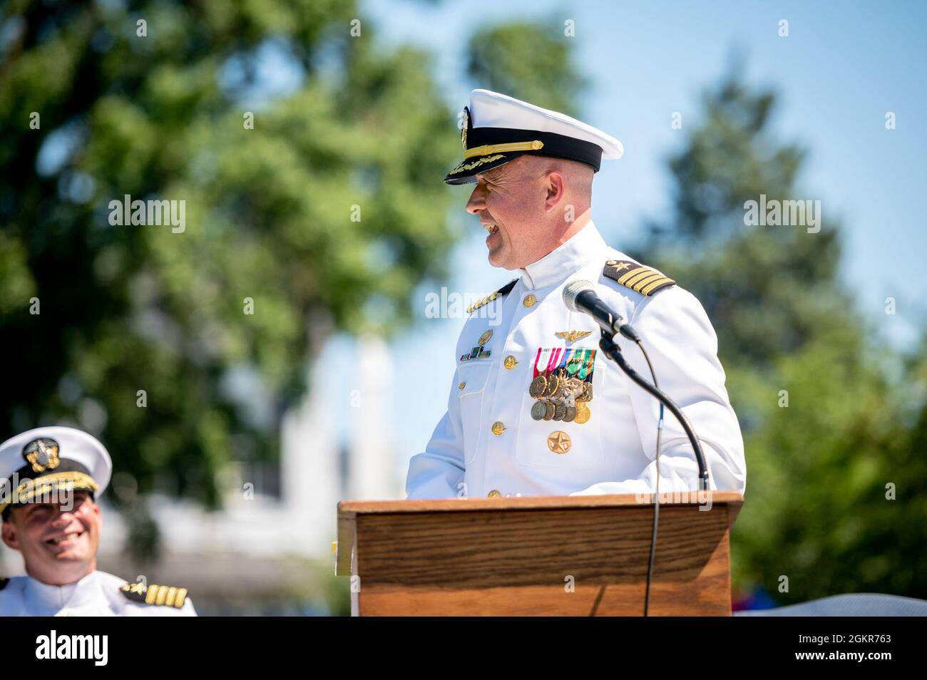 WASHINGTON, DC (June 17, 2021) – Capt. Mark Burns, Naval Support ...