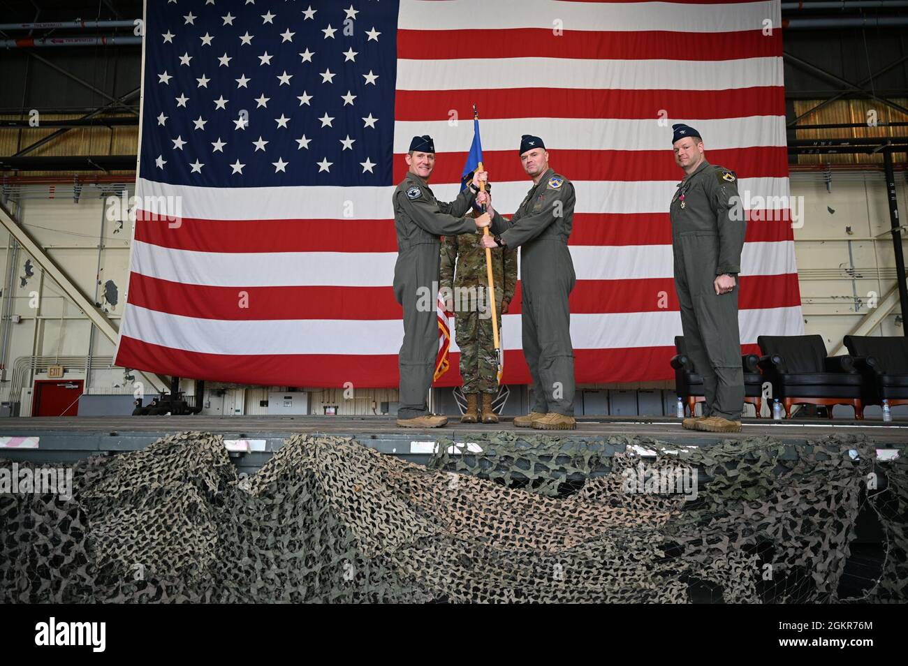 Col. John Gallemore, 8th Fighter Wing commander, presents the ...