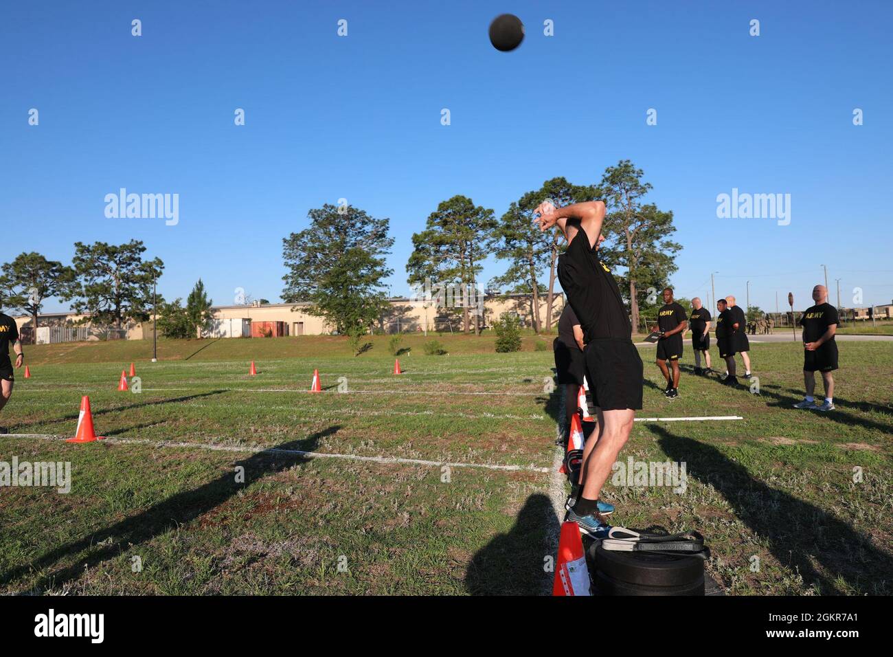 Col. Ray C. Phariss (center), chief of staff for the U.S. Army Civil ...