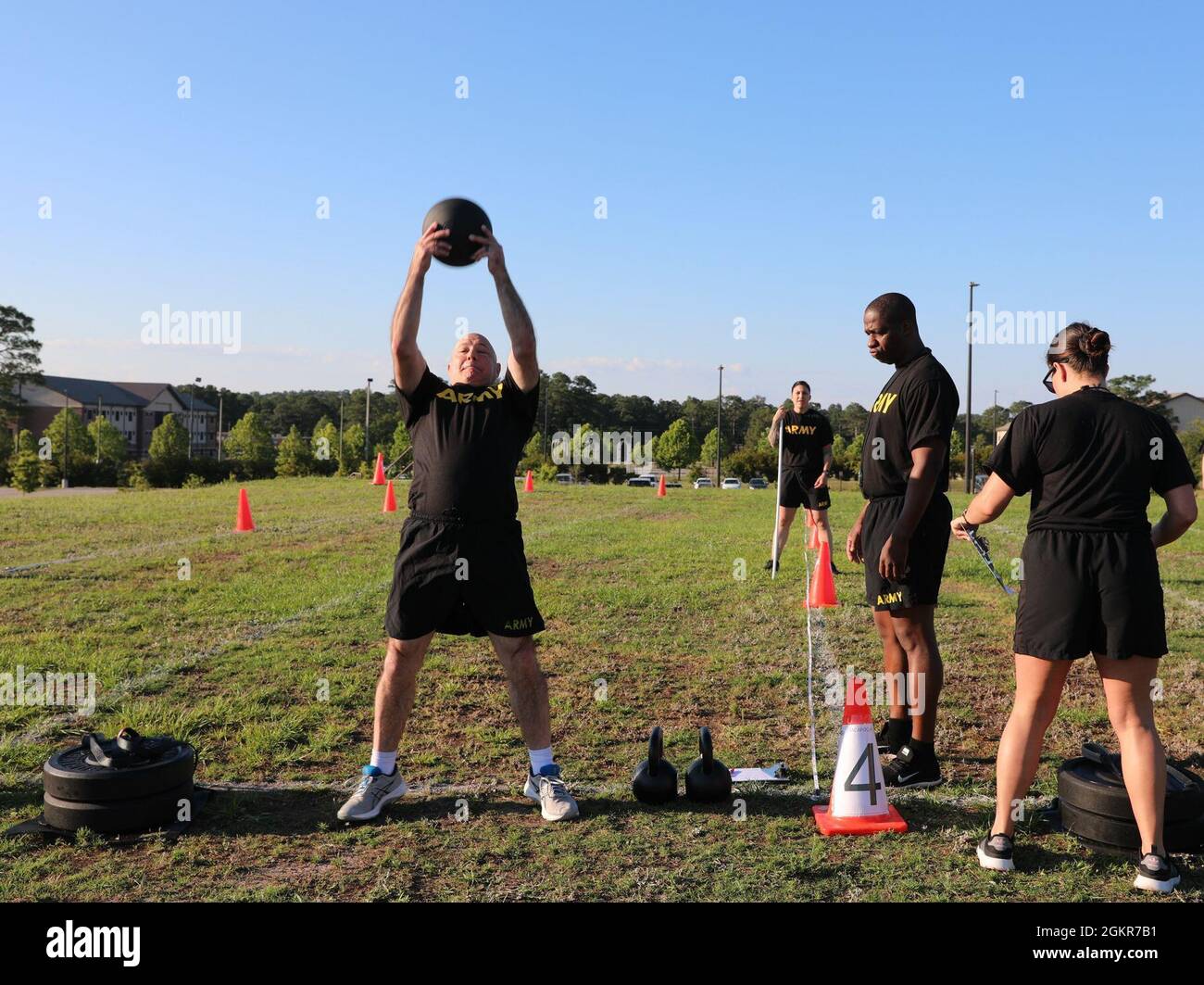 U.S. Army Reserve Col. William C. Mitchell (right), deputy operations ...