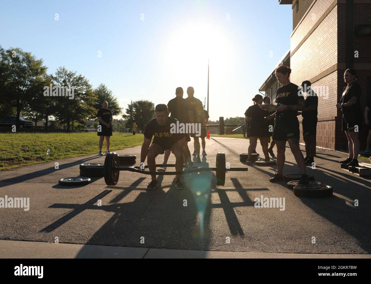 U.S. Army Reserve Maj. Mark D. Montgomery (left), chief of Training for ...