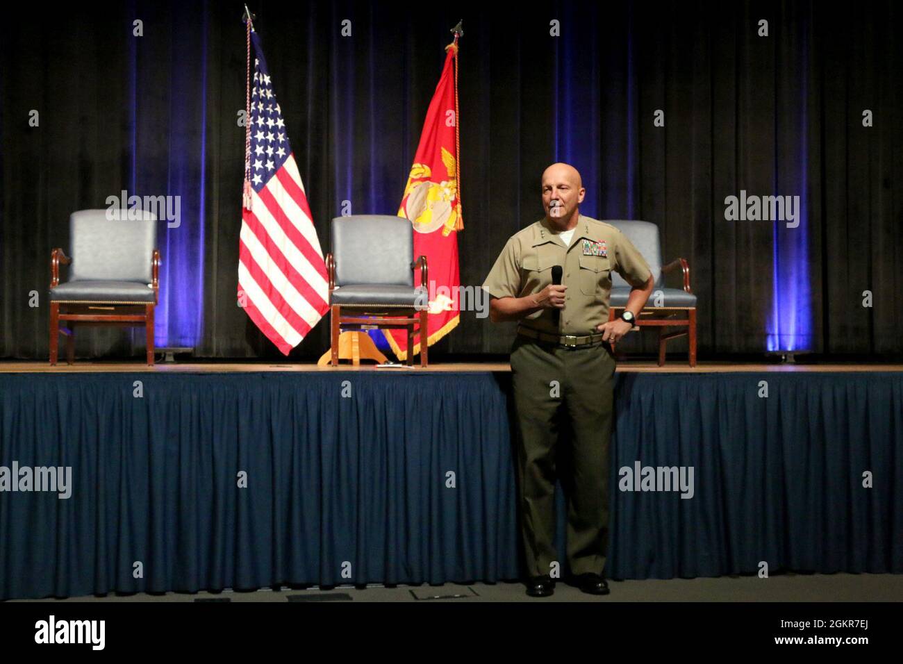 Lieutenant General Charles Chiarotti provides opening remarks, reflects ...