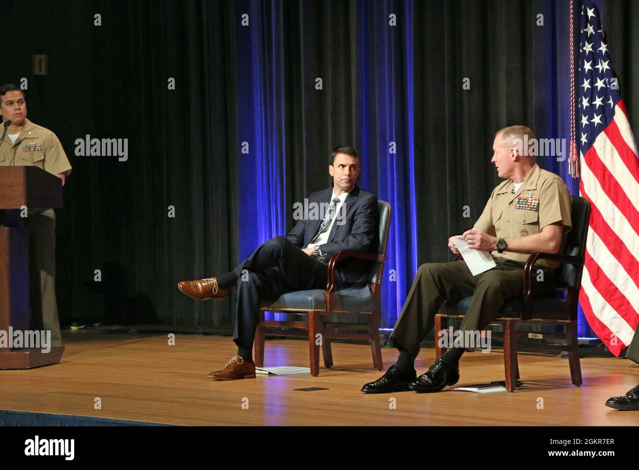 Dr. Todd Calhoun and Major General (MajGen) Edward Banta answer ...