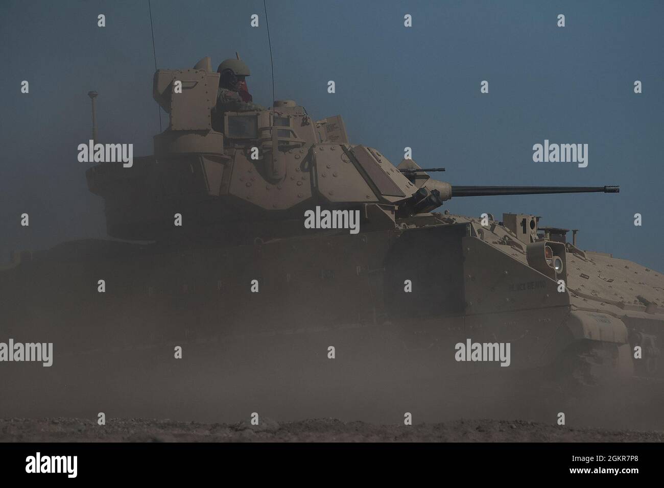 Preparing for gunnery with the unit’s Bradley Fighting Vehicles ...