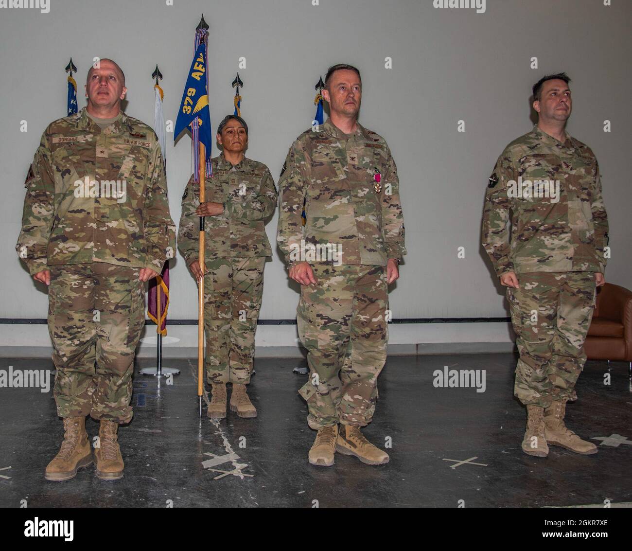 Brig. Gen. Gerald Donohue, 379th Air Expeditionary Wing commander ...