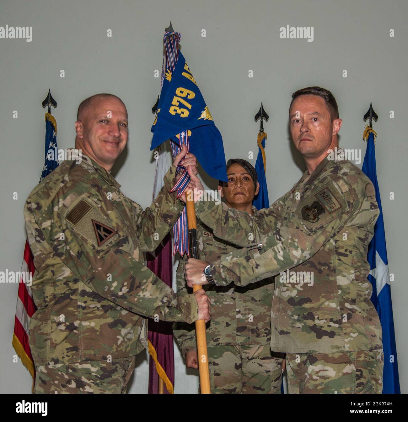 Brig. Gen. Gerald Donohue, 379th Air Expeditionary Wing commander ...