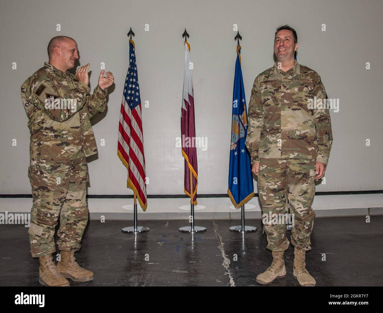 Brig. Gen. Gerald Donohue, 379th Air Expeditionary Wing commander ...
