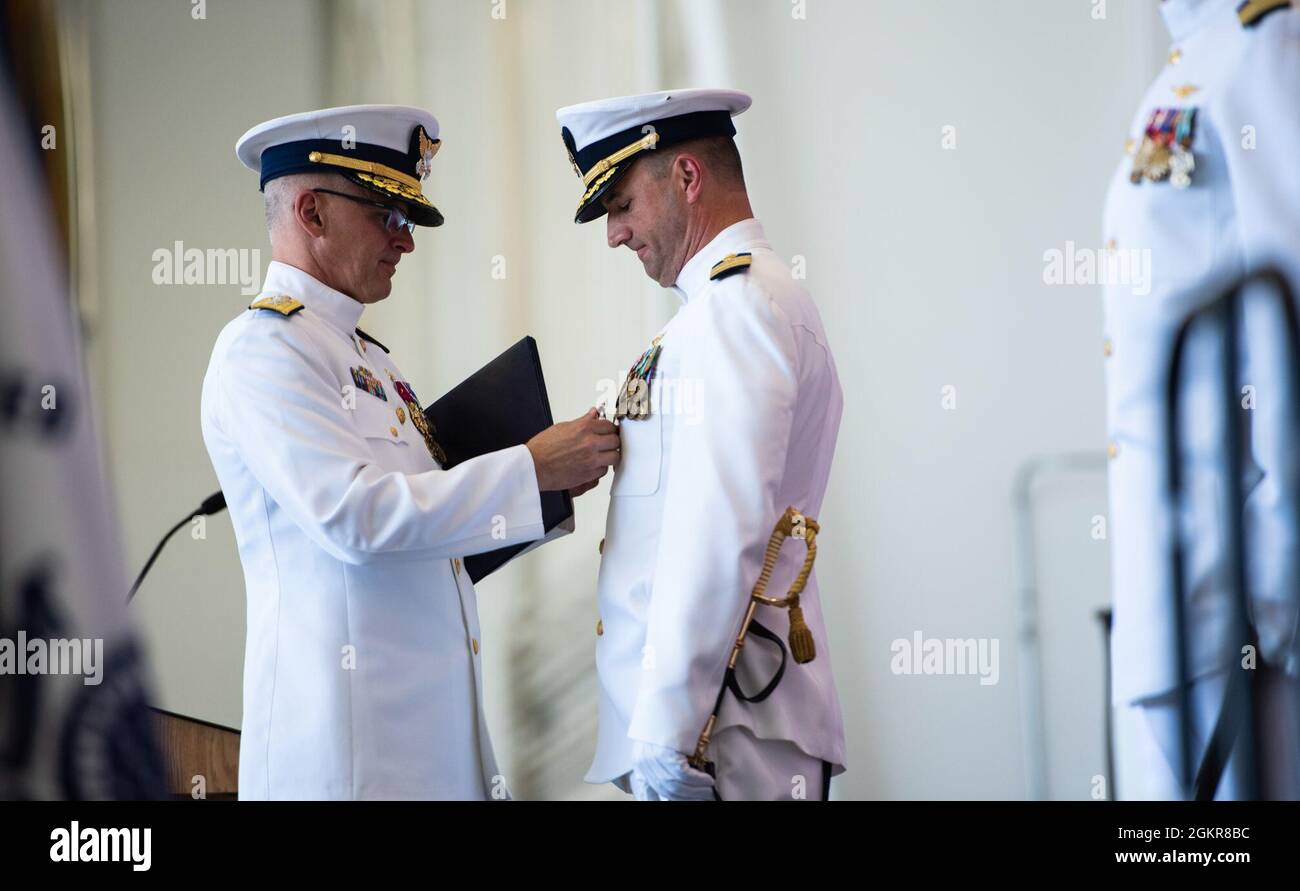 Coast Guard Rear Adm. John P. Nadeau, commander of the Eighth Coast ...