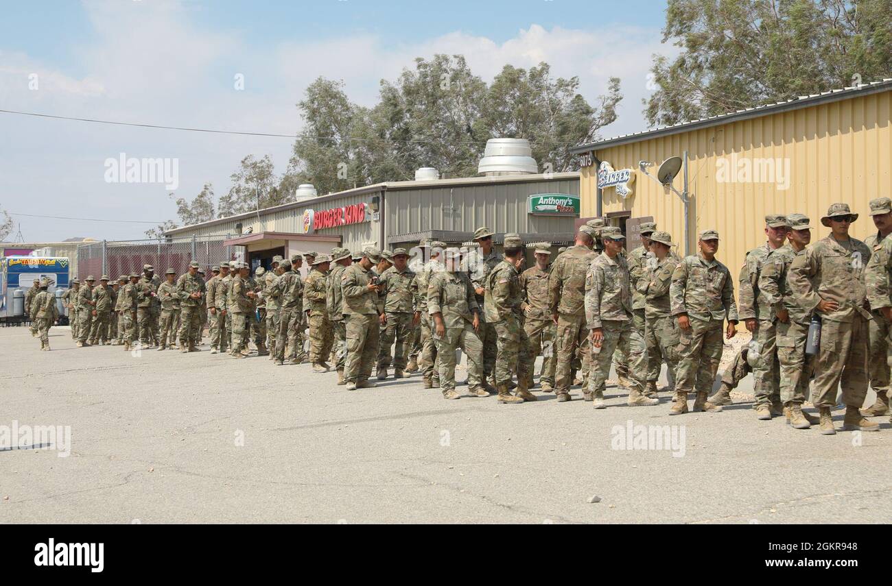 Rotational unit bivouac area hi-res stock photography and images - Alamy