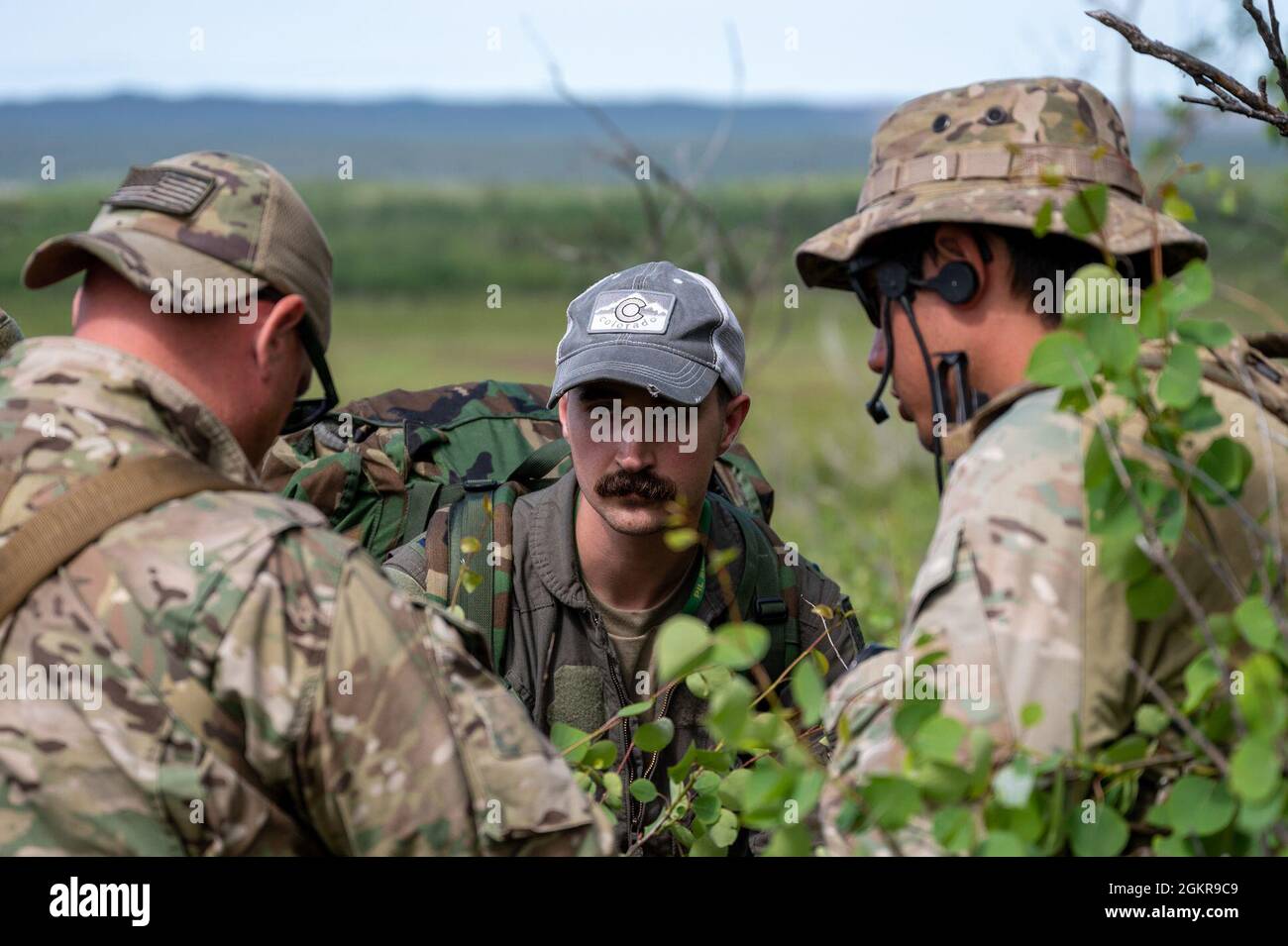 U.S. Army Green Berets from Alpha Company, 3rd Battalion, 20th Special ...