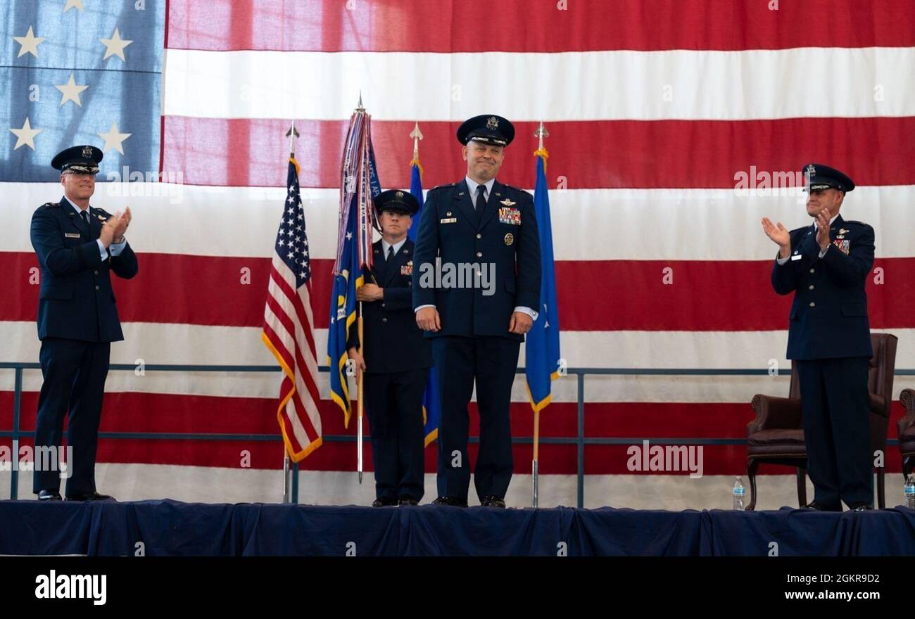 Col. Joseph L. Sheffield receives a round of applause during the 28th ...