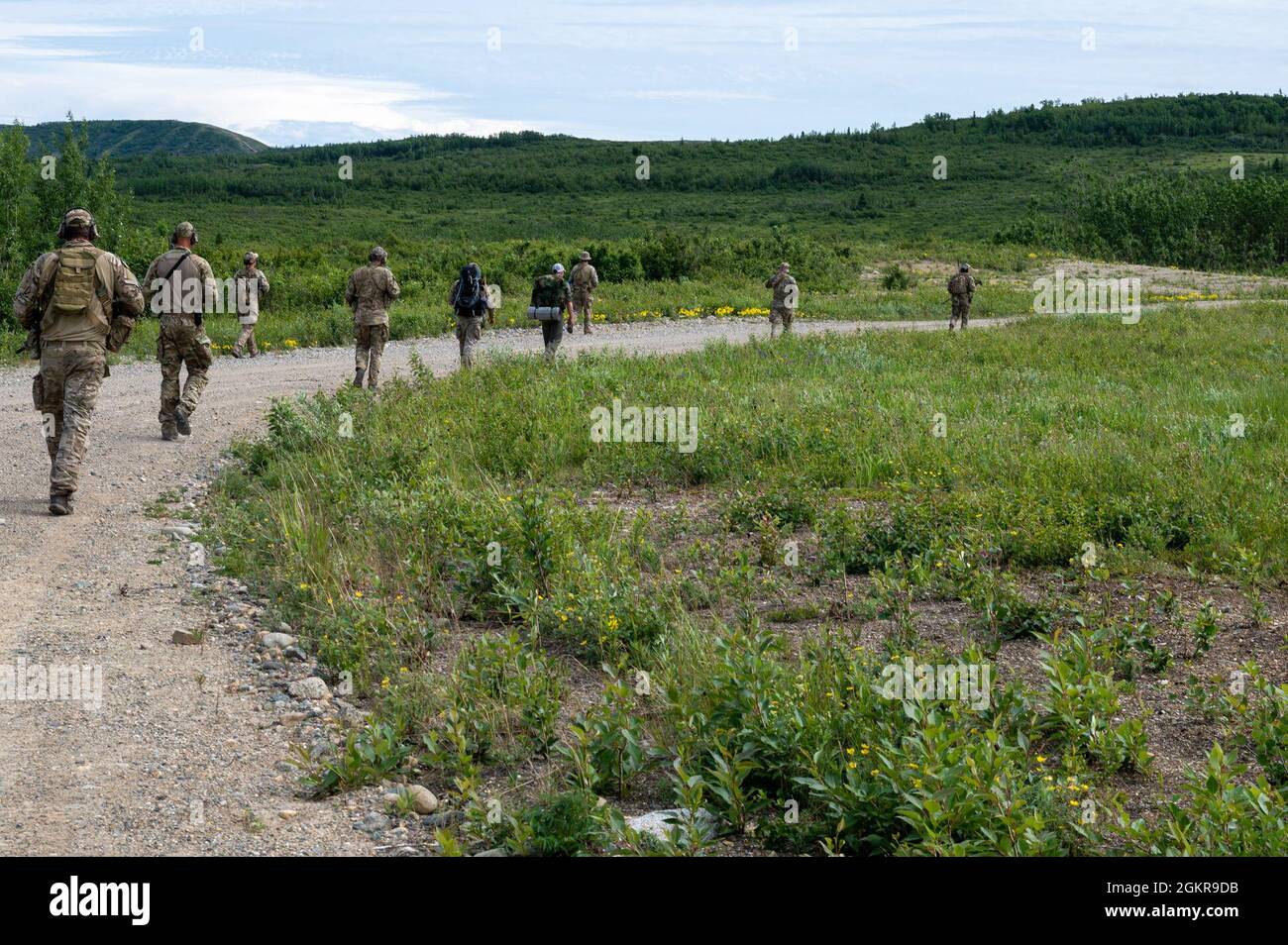 U.S. Army Green Berets from Alpha Company, 3rd Battalion, 20th Special ...