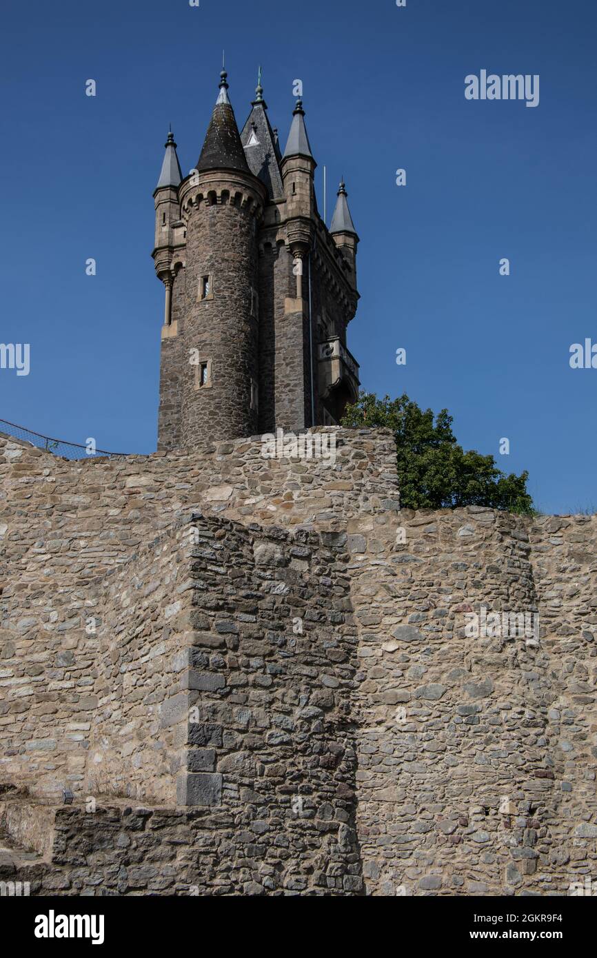 Wilhelmsturm, fortress and castle in Dillenburg Stock Photo - Alamy