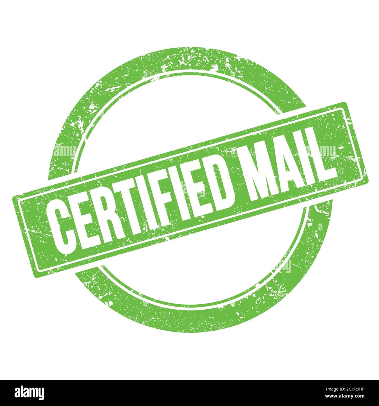 Certified mail word Cut Out Stock Images & Pictures - Alamy