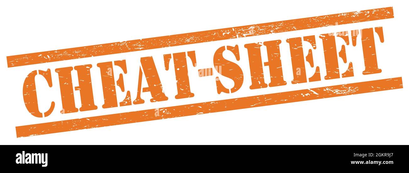 Cheat sheet stamp hi-res stock photography and images - Alamy