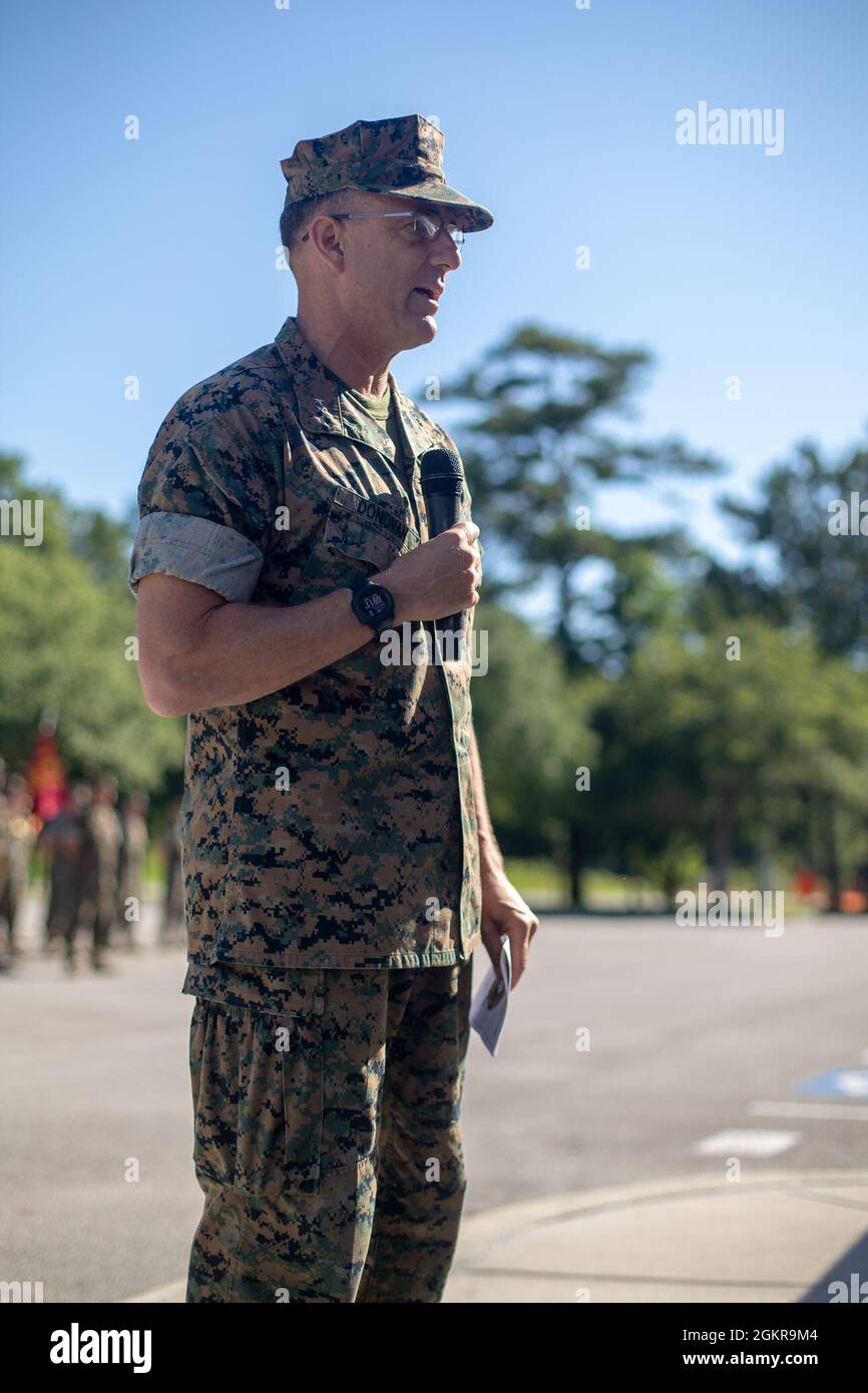 U.S. Marine Corps Maj. Gen. Francis Donovan, 2d Marine Division (MARDIV ...