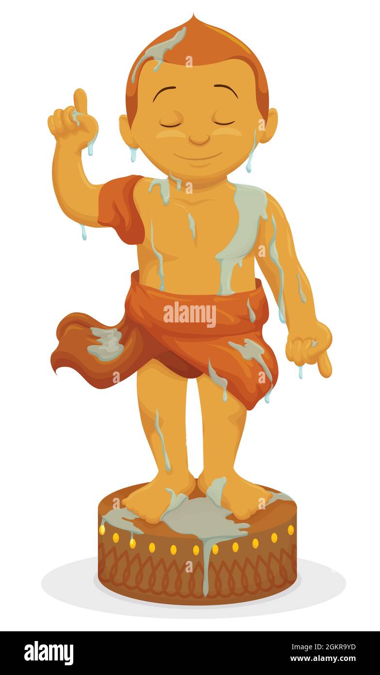 Wet statue Stock Vector Images - Alamy